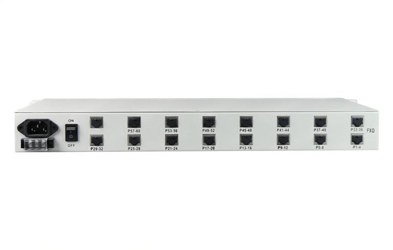 60-port FXS/FXO over 2*E1 PCM Multiplexer - KDS Telecom